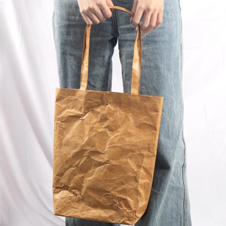 Customizable High Quality Tyvek Paper Bag - Green Wrap